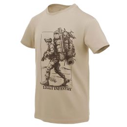 Helikon-Tex T-Shirt Light Infantry khaki, Gr&ouml;&szlig;e M