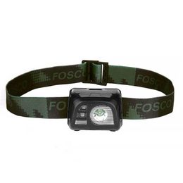 Tactical LED Kopflampe schwarz