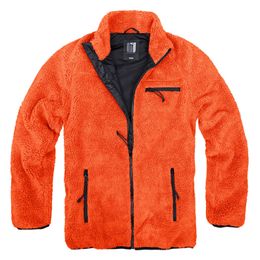 bw-online-shop Teddyfleece Jacke Shepard (Sale) neon orange, Gr&ouml;&szlig;e 7XL