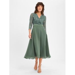 Swing Abendkleid in oliv - 0004 | Gr.: 42