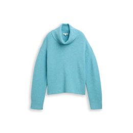 Tom Tailor Pullover in tropical teal melange | Gr.: M