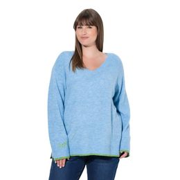 Ulla Popken Pullover in himmelblau | Gr.: 42-44