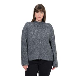 Ulla Popken Pullover in graphitgrau | Gr.: 42-44