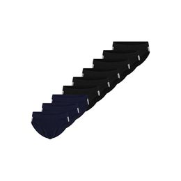 Schiesser Rio Slip / Unterhose 95/5 Stretch - Cotton in Schwarz / blau | Gr.: M