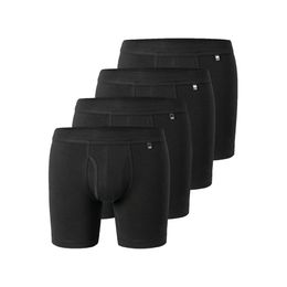 Schiesser Long Short / Pant Long Life Cotton in Schwarz | Gr.: XXL