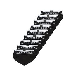 Schiesser Rio Slip / Unterhose 95/5 Cotton in Schwarz | Gr.: L