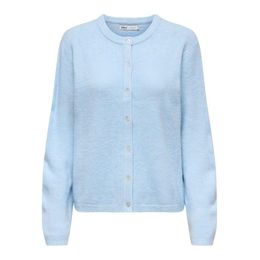 Only Strickjacke ONLSIMONI L/S O-NECK CARDIGAN in Blau | Gr.: S
