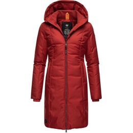 Ragwear Mantel 'Amarri' Damen Gr&ouml;&szlig;e L rot / schwarz Wintermantel