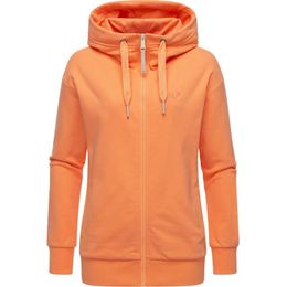 Ragwear Zip-Up Hoodie 'Yodis' female Orange size 6XL