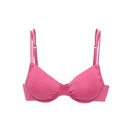 Lascana Bikini Top female Pink size 36
