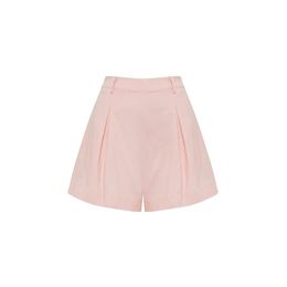 Tussah Pleat-Front Pants 'JAYDA' female Pink size 12