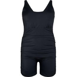 Swim by Zizzi Badeanzug 'Basic' Damen Gr&ouml;&szlig;e 10XL schwarz