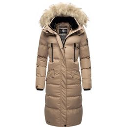 Marikoo Mantel 'Schneesternchen' Damen Gr&ouml;&szlig;e S beige Wintermantel