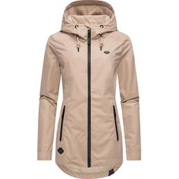 Ragwear Funktionsjacke 'Zuzka' Damen Gr&ouml;&szlig;e XXL beige / schwarz
