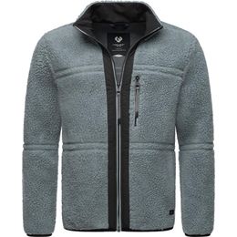 Ragwear Funktionsfleecejacke 'Noory' Herren Gr&ouml;&szlig;e M basaltgrau / schwarz