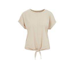 WE Fashion T-Shirt Damen Gr&ouml;&szlig;e L beige