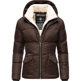 Navahoo Winterjacke 'Megan' Damen Gr&ouml;&szlig;e L dunkelbraun