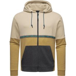 Ragwear Sweatjacke Herren Gr&ouml;&szlig;e L kitt / azur / senf / anthrazit