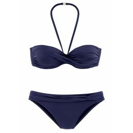 Lascana Bikini female Blue size 34