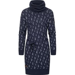 Ragwear Kleid 'Marina' Damen Gr&ouml;&szlig;e 36 navy / wei&szlig; Winterkleid