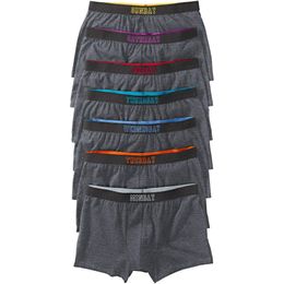 bonprix Boxershorts eng mit Baumwolle (7er Pack), grau, mit Baumwolle