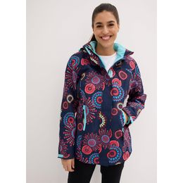 bonprix wasserdichte 3 in 1 Funktions-Jacke mit Kapuze, blau