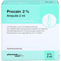 Procain pharmarissano 2% Inj.-Lsg.Ampullen 2 ml 10X2 ml