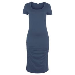 Lascana Kleid Damen Gr&ouml;&szlig;e 46 blau Winterkleid