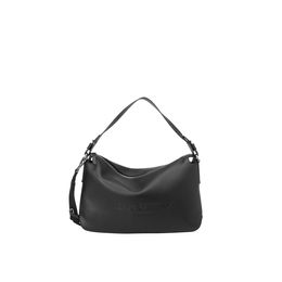 Marc O'Polo Handtasche MARC O'POLO "aus einer Lederalternative aus recyceltem Polyester", Damen, Gr. B/H/T: 35cm x 22cm x 10cm, schwarz, Polyester, unifarben, Taschen Handtasche