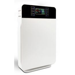 Luftreiniger MediaShop "mit 6-Filter System, Livington Air Purifier", wei&szlig;, B:17,8cm H:57,6cm T:35cm, Luftreiniger, Luftreiniger, f&uuml;r R&auml;ume bis 30m&sup2;