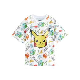 next T-Shirt 'Pok&eacute;mon' Jungen Gr&ouml;&szlig;e 116 aqua / gelb / schwarz / wei&szlig;