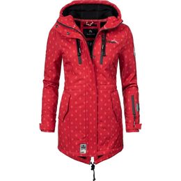 Marikoo Raincoat 'Zimtzicke' female Red size XXL