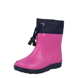 Beck Gummistiefel Jungen Gr&ouml;&szlig;e 22 dunkelblau / pink