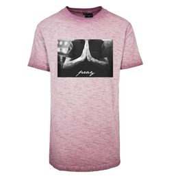 MT Men Shirt 'Pray' Herren Gr&ouml;&szlig;e M grau / anthrazit / rotmeliert / schwarz