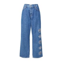 Tommy Jeans Jeans 'Betsy' Damen Gr&ouml;&szlig;e 32 blue denim / rot / wei&szlig;