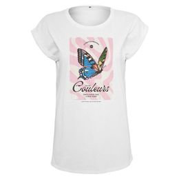 Merchcode Shirt 'Couleurs' female White size XS
