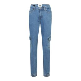 Urban Classics Cargo Jeans female Blue size 34