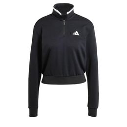 adidas Sportswear Sportsweatshirt 'Essentials' Damen Gr&ouml;&szlig;e S schwarz / wei&szlig;