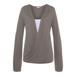 Lascana Shirt female Grey size 36/38