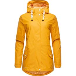 Navahoo Funktionsjacke 'Ocean Heart' Damen Gr&ouml;&szlig;e XS gelb / wei&szlig;