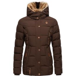 Marikoo Winterjacke 'Nekoo' Damen Gr&ouml;&szlig;e XXL braun