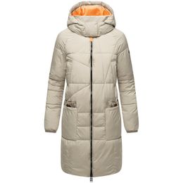 Navahoo Mantel 'Bliblablubb 14' Damen Gr&ouml;&szlig;e XXL greige / orange Wintermantel
