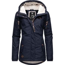 Ragwear Winter Jacket 'Monade' female Blue size XXXL