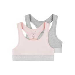 name it Bra girl Grey, Pink size 116