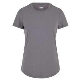 Urban Classics Ladies Sports Tee ' ' Damen Gr&ouml;&szlig;e L grau