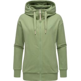 Ragwear Zip-Up Hoodie 'Yodis' female Green size 6XL
