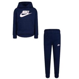 Nike Sportswear Jogginganzug M&auml;dchen Gr&ouml;&szlig;e 80/86 dunkelblau / rosa