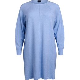ZIZZI Knitted dress 'Caella' female Blue size XXL