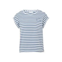 comma, comma casual identity T-Shirt Damen Gr&ouml;&szlig;e S opal / wei&szlig;