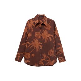 Mango Bluse 'LANA' Damen Gr&ouml;&szlig;e L kastanienbraun / cognac